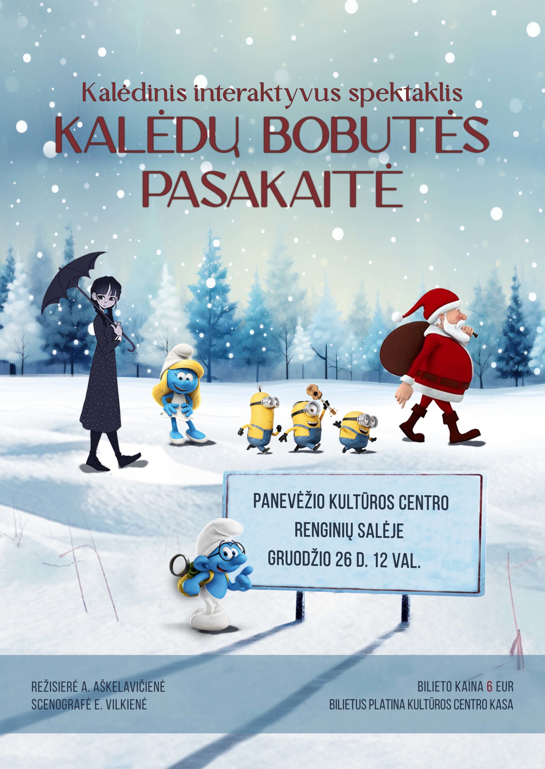 Kalėdinis interaktyvus spektaklis „Kalėdų bobutės pasakaitė ...